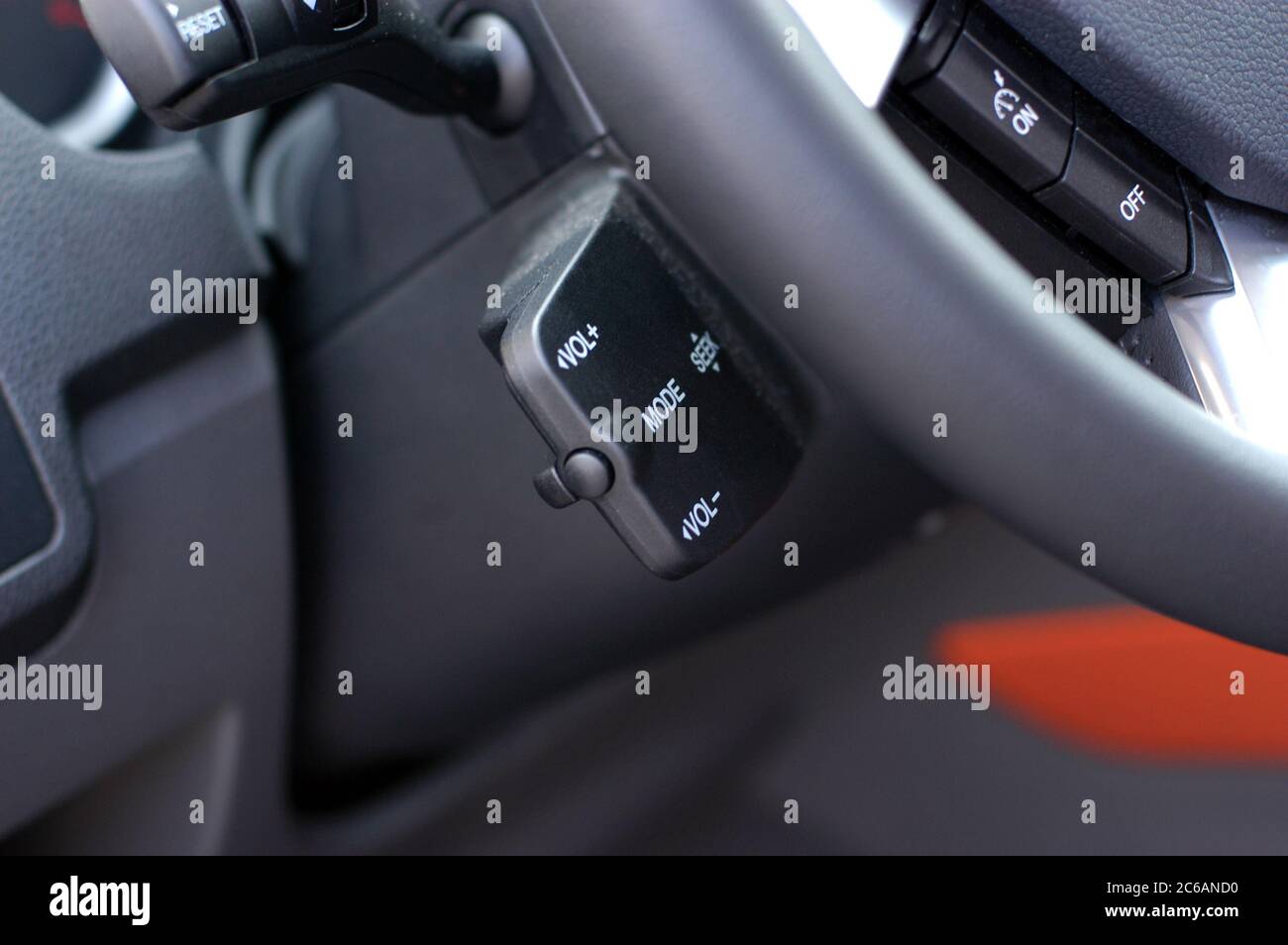 Car audio control buttons Stock Photo - Alamy