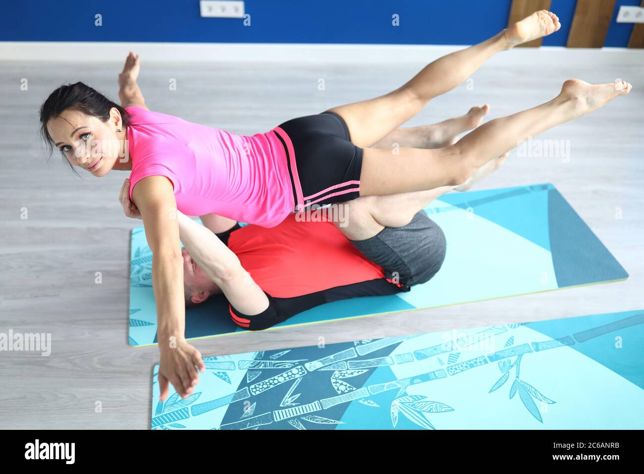 Acrobatic exercises hi-res stock photography and images - Alamy