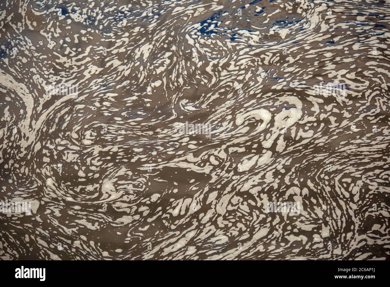 Top view photography of river stream captured at the El Valle river in ...