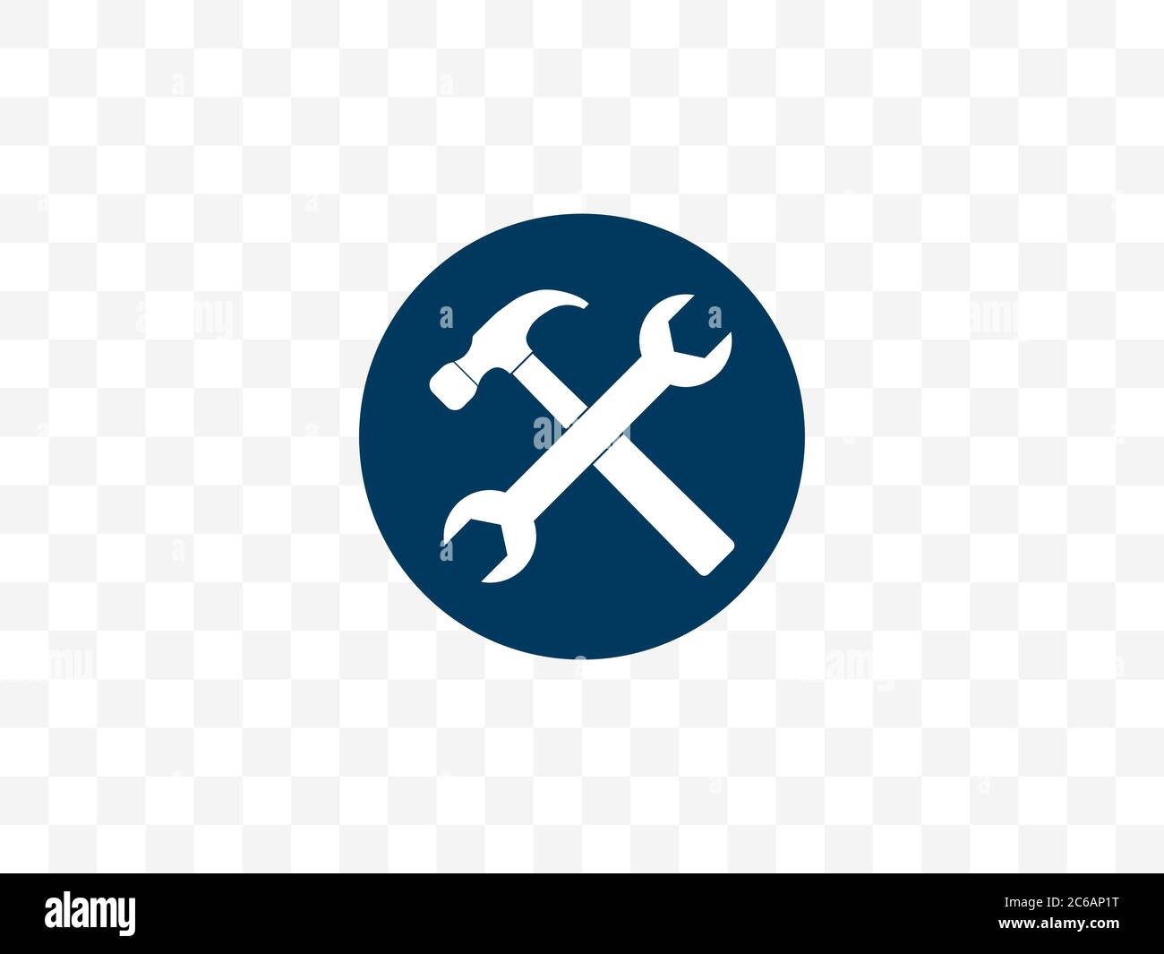 Service, technical, tools icon. Vector illustration, flat design Stock ...