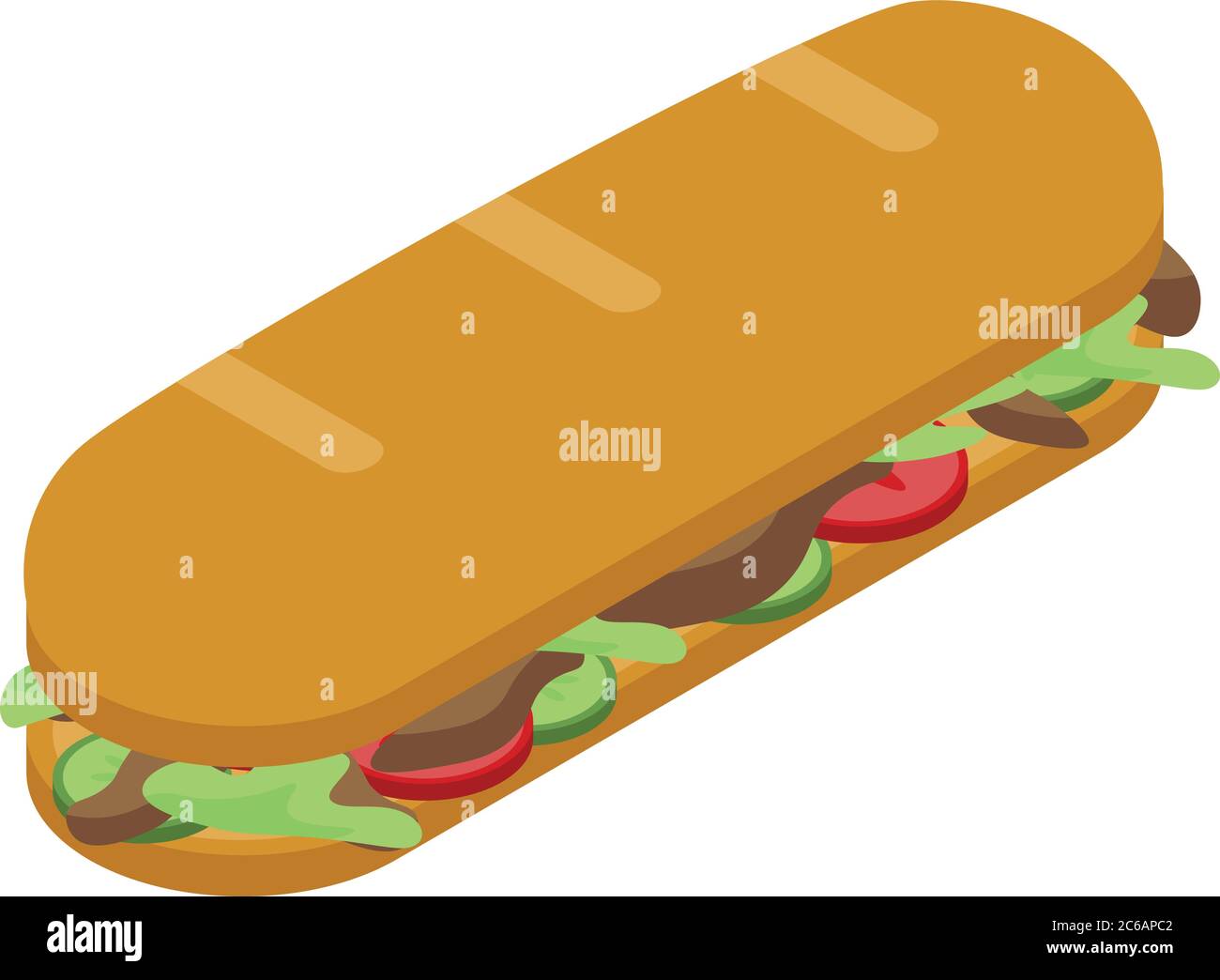 Sandwich bar icon, isometric style Stock Vector Image & Art - Alamy