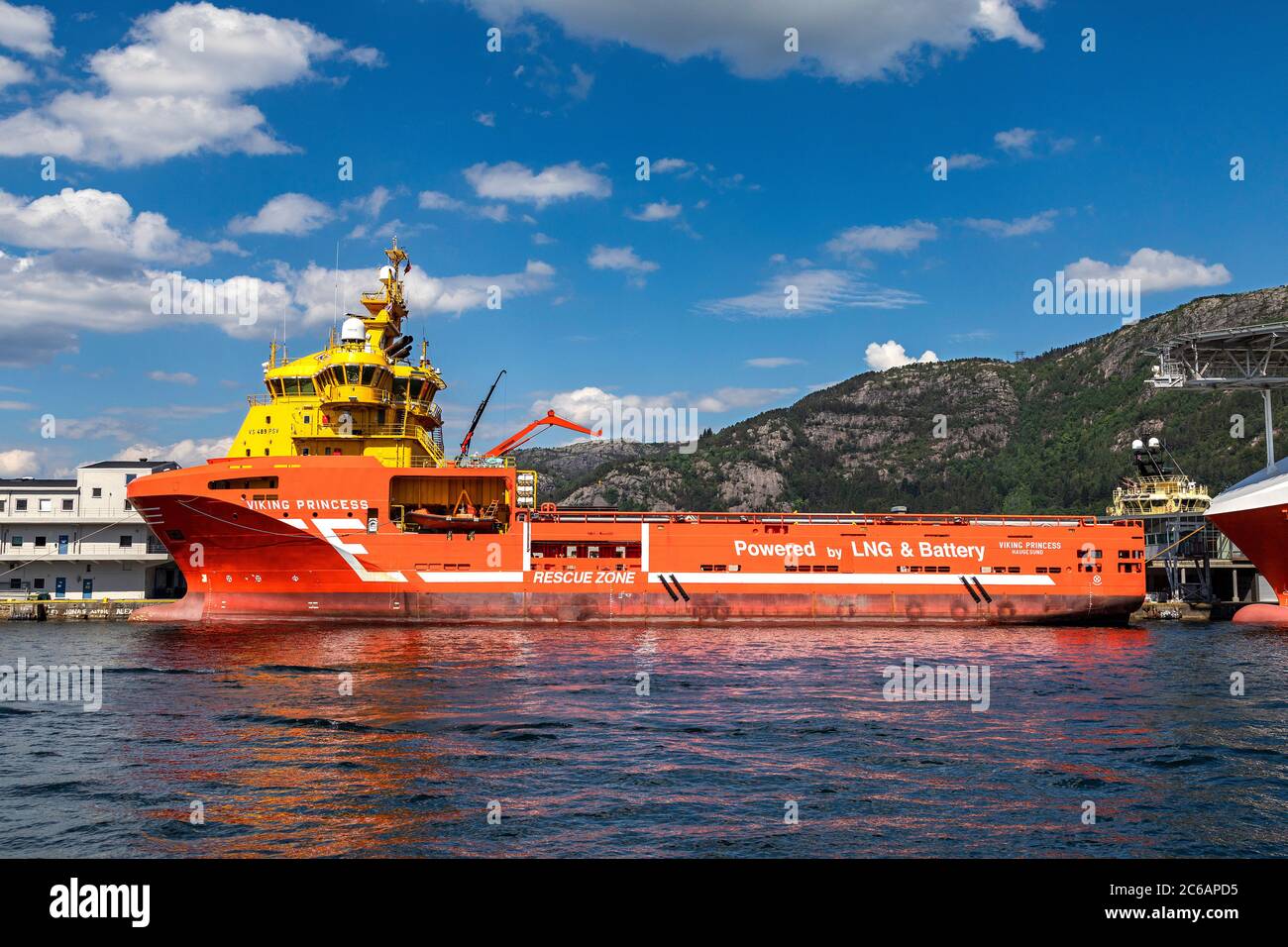 Offshore supply and standby vessel Viking Princess at Skoltegrunnskaien ...