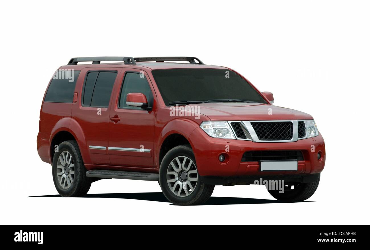 Red suv isolated on white hi-res stock photography and images - Alamy
