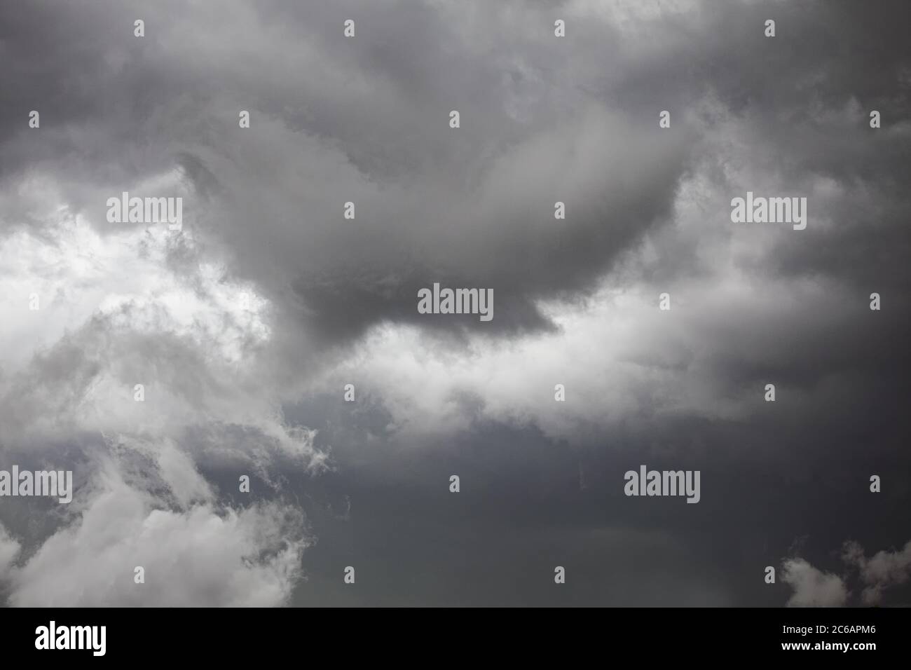 Europe Germany Rhein-Main, Frankfurt, hazardous storm, thunderclouds in ...