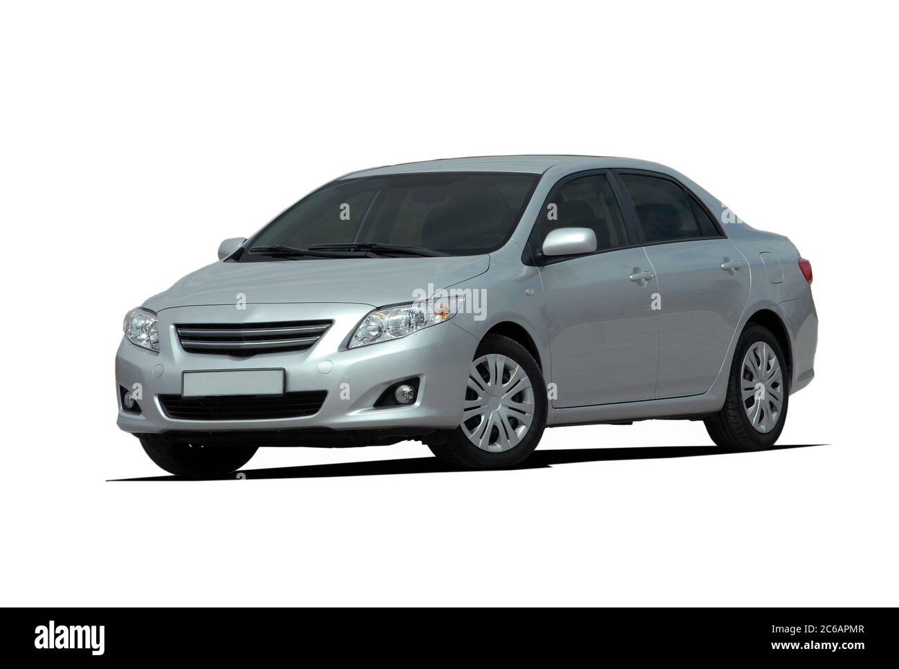 white car on white background Stock Photo - Alamy
