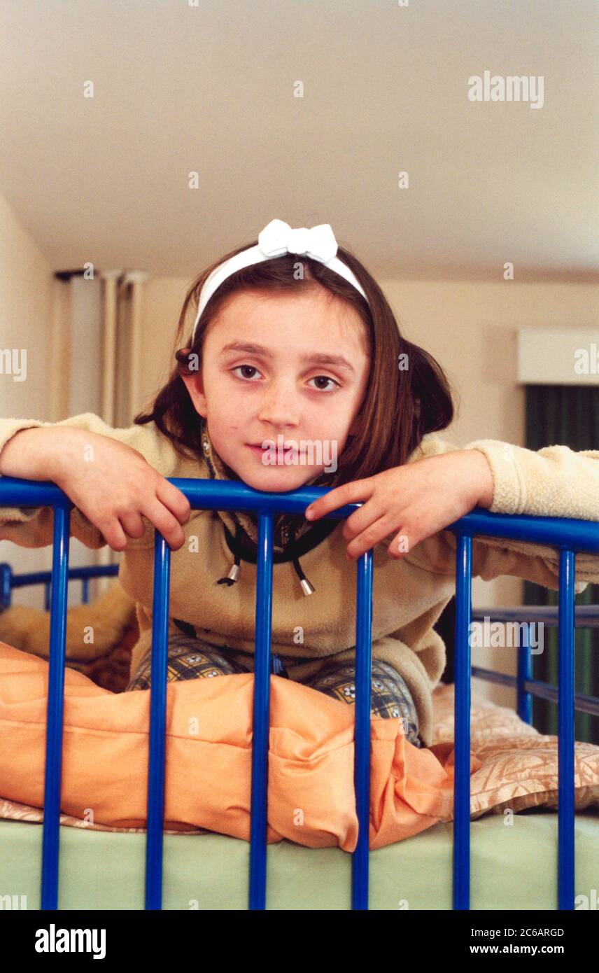 Albanian asylum seeker, child, at reception centre in Leeds UK Stock ...