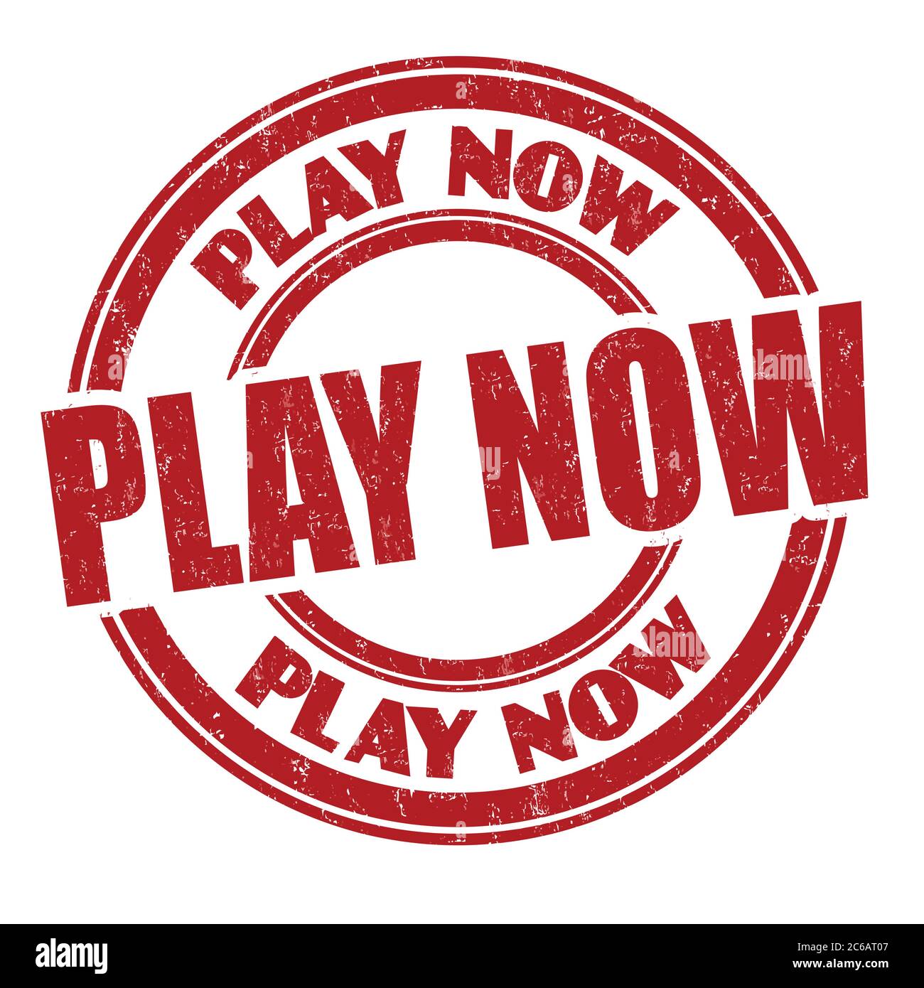 Play now sign or stamp on white background, vector illustration Stock ...