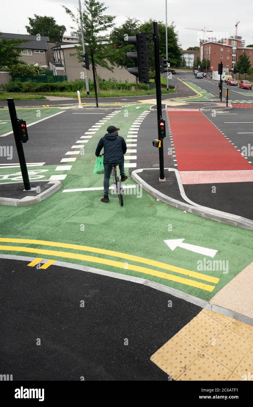 Manchester, UK. 8th July, 2020. The ‘UK-first' CYCLOPS (Cycle Optimised ...