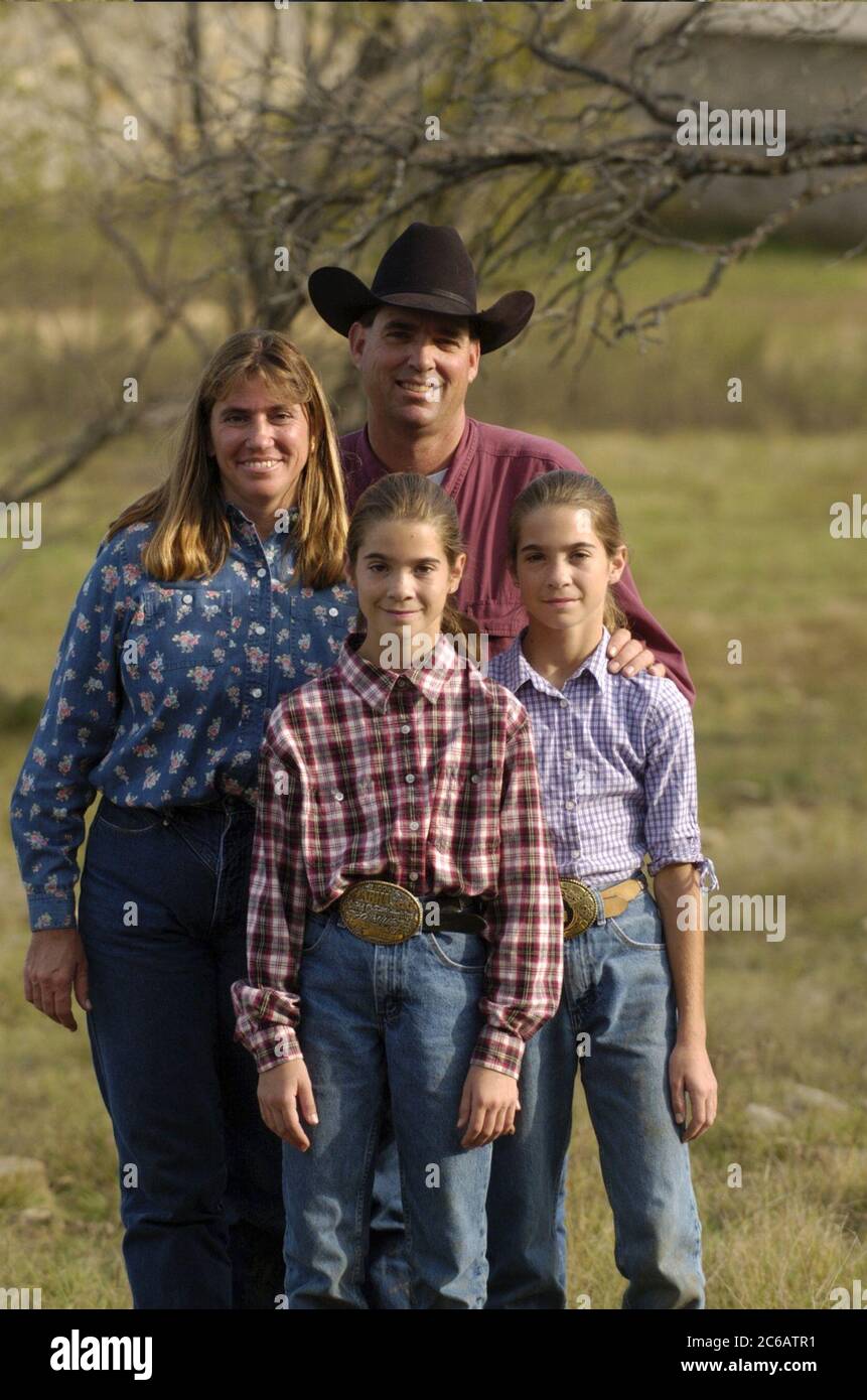 Brookesmith, Texas November, 2004: The Richard Jordan ranching family ...
