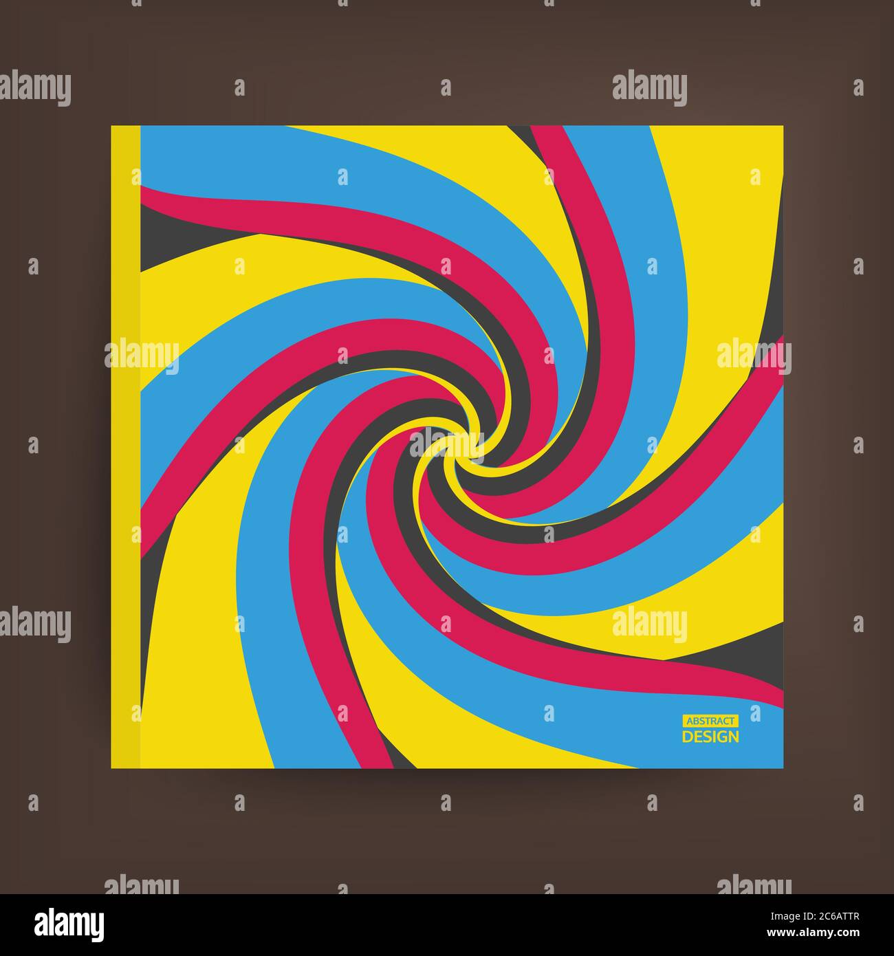 Abstract swirl background. Cover design template. Vector illustration ...