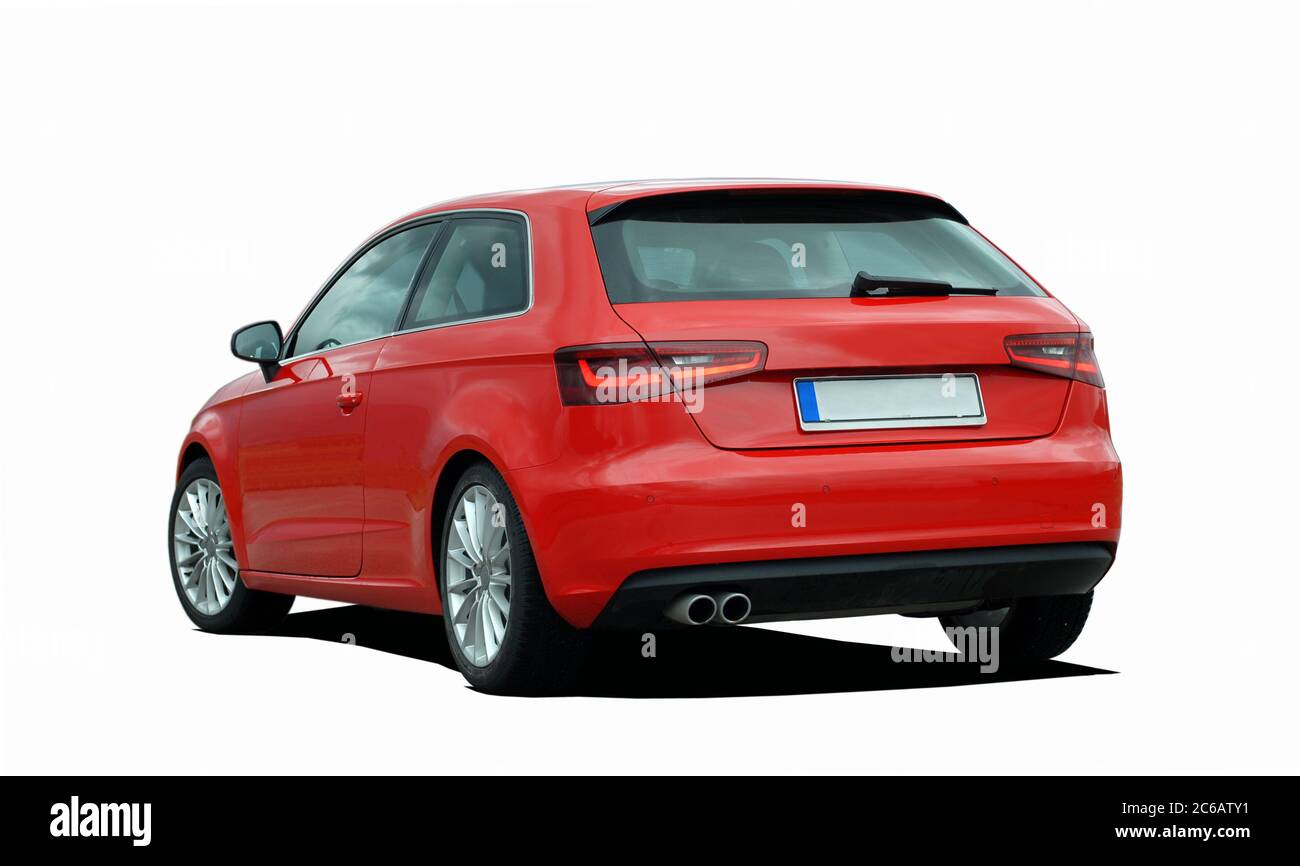 Shiny red door Cut Out Stock Images & Pictures - Alamy