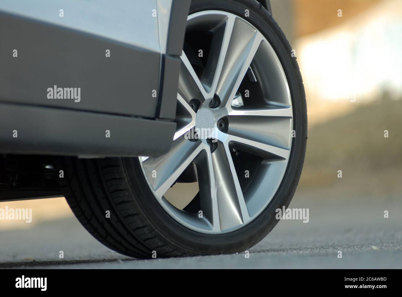 aluminium sport wheel Stock Photo - Alamy