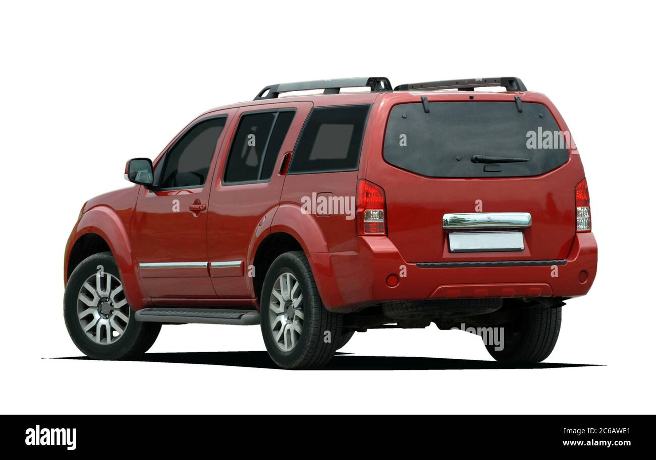 red large suv Stock Photo - Alamy