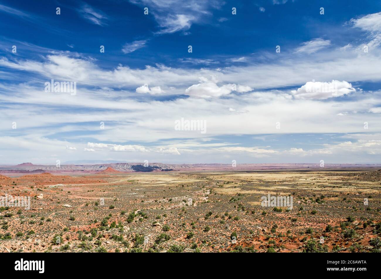 Beautiful colourful desert landscape in the US Southwest Stock Photo ...
