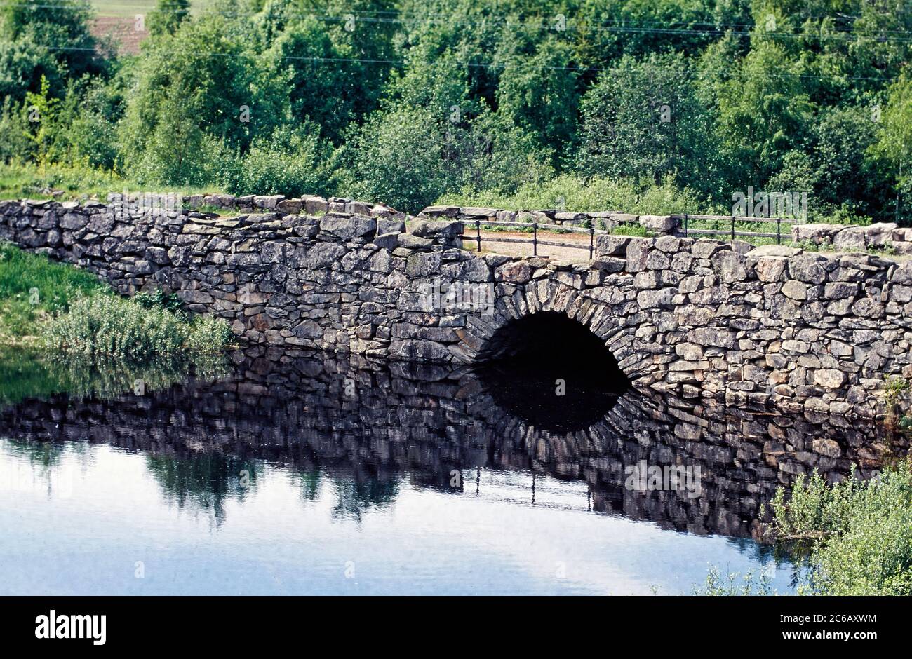 Bridge old bridge overgrown grass hi-res stock photography and images ...