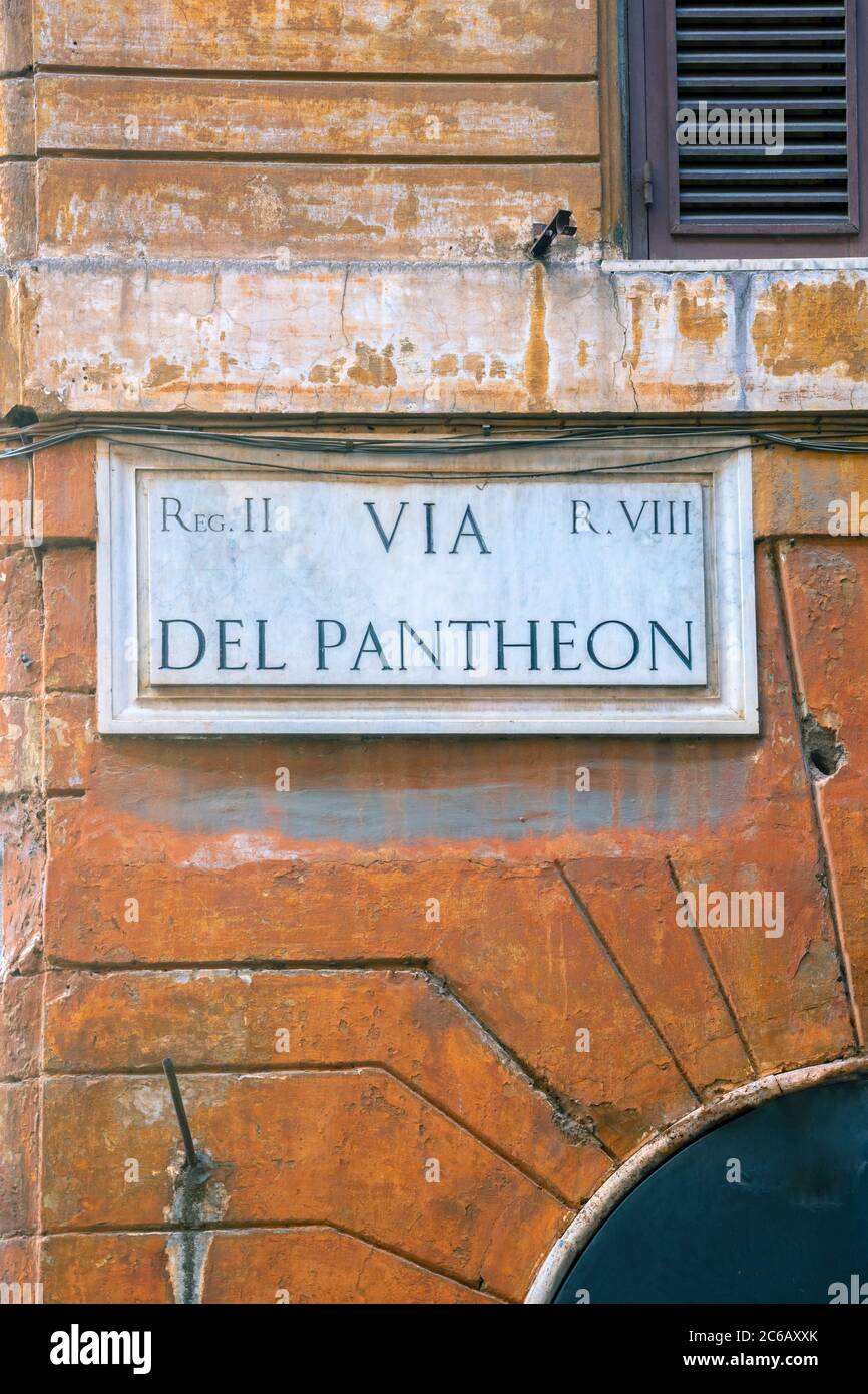 Pantheon sign hi-res stock photography and images - Alamy