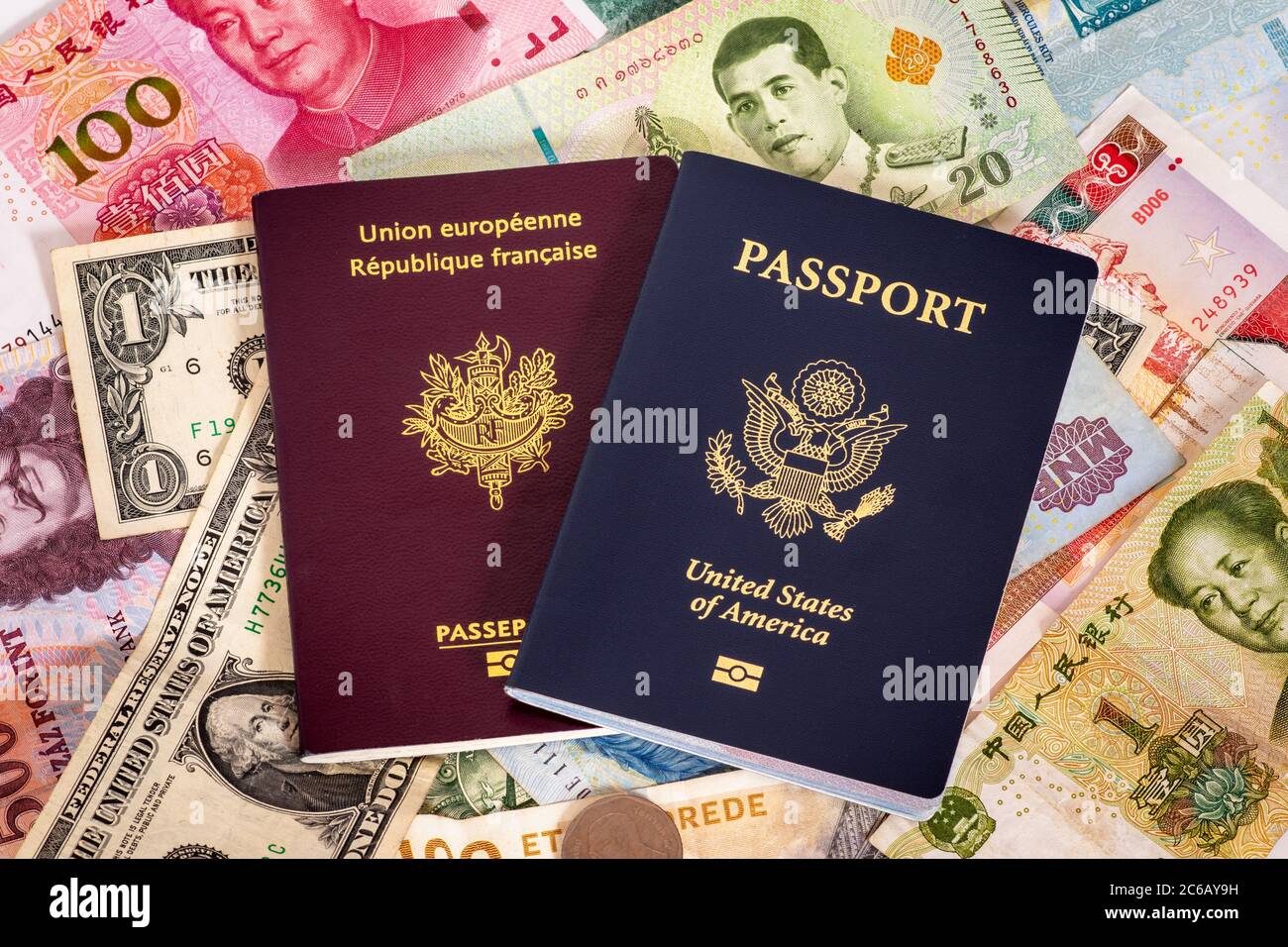 French passport passports passport hi-res stock photography and images ...