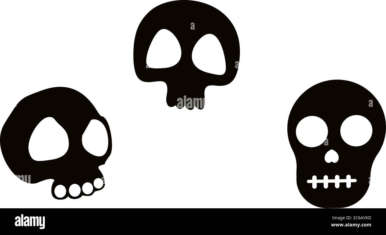 Skull and cross bones vector hi-res stock photography and images - Alamy