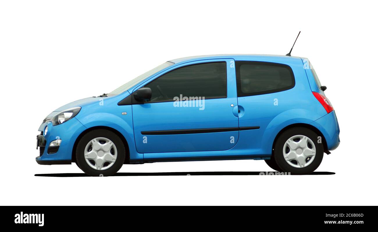 small blue car Stock Photo - Alamy