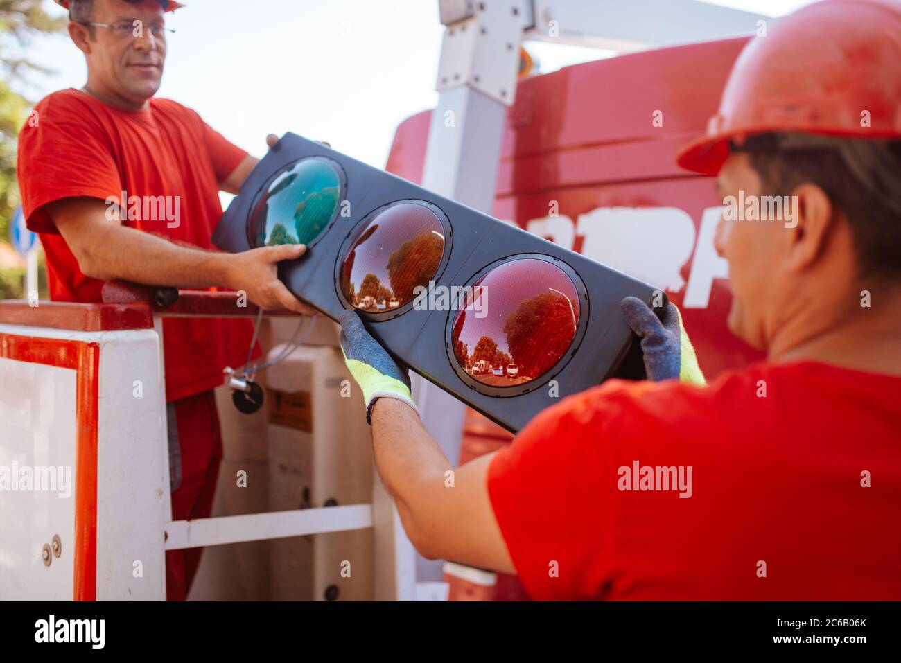 Workplace safety traffic light hi-res stock photography and images - Alamy
