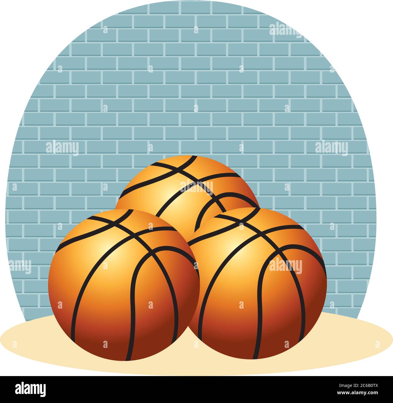 basketball balloons sport isolated icons vector illustration design ...