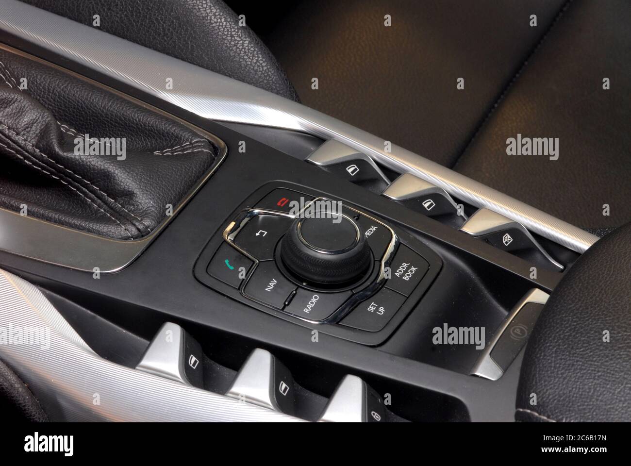 Modern control interface in a car Stock Photo - Alamy