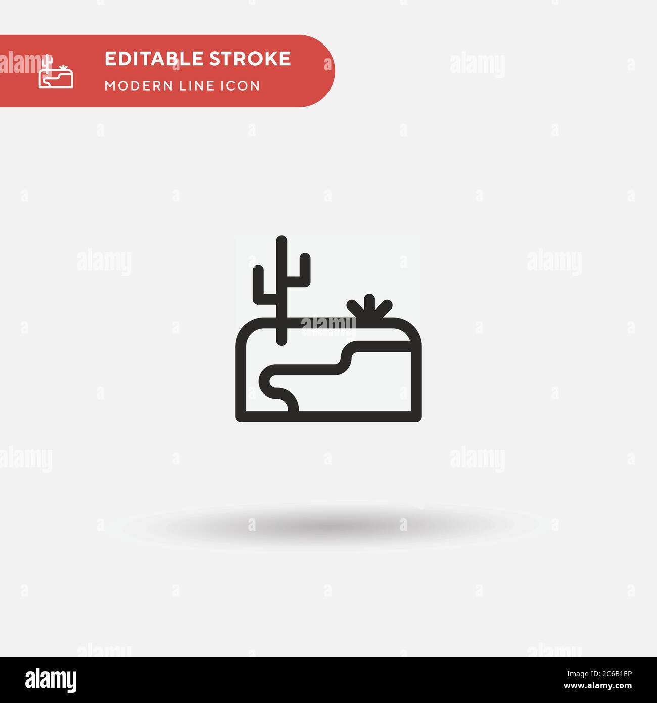 Oasis Simple vector icon. Illustration symbol design template for web ...