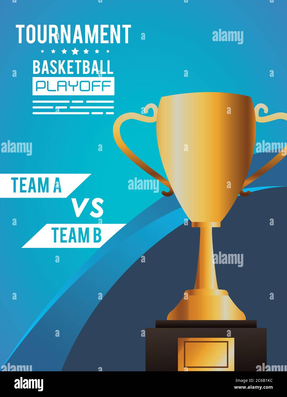 Basketball cup final Stock Vector Images - Alamy