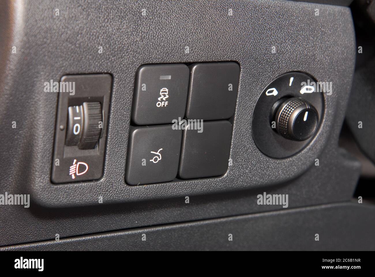 Car panel buttons Stock Photo - Alamy