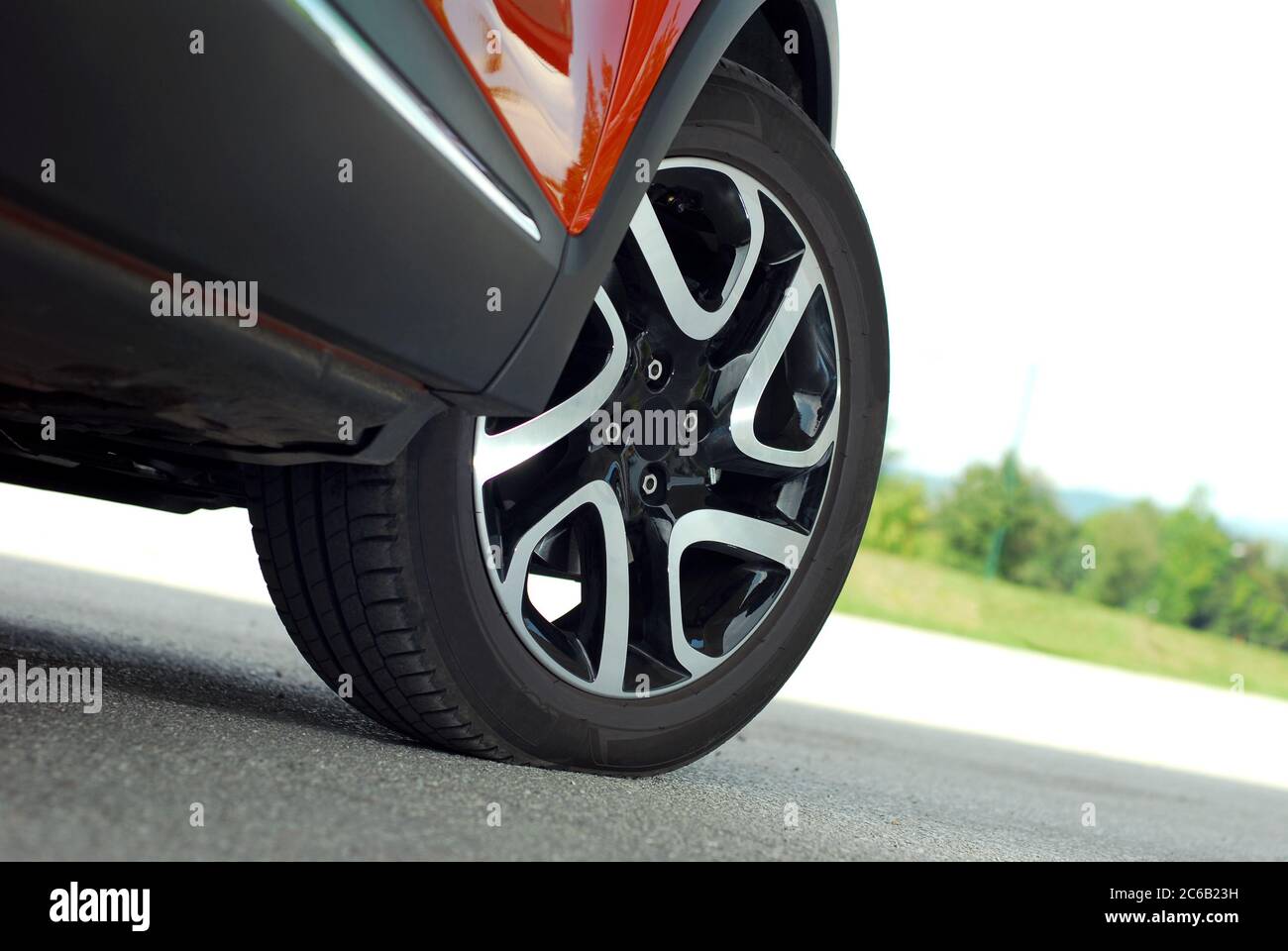 aluminium sport wheel Stock Photo - Alamy