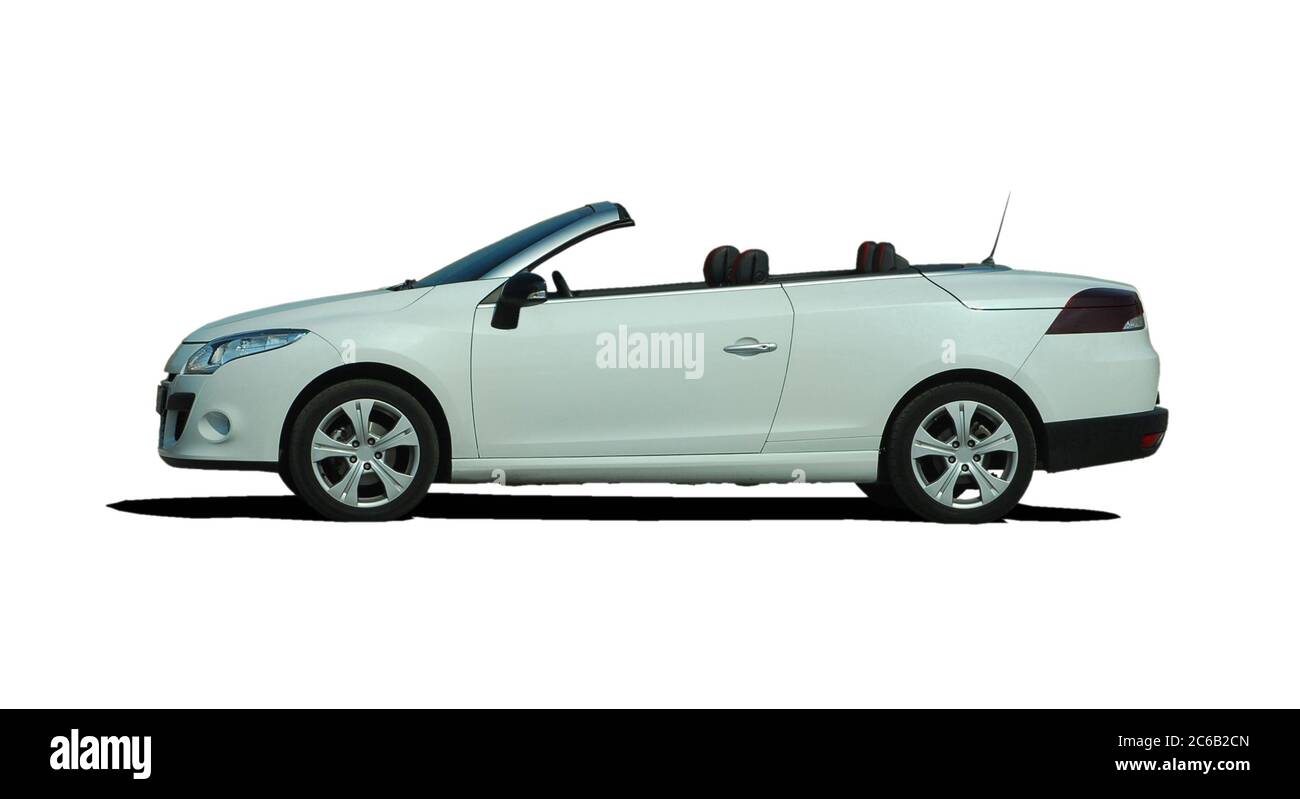 Cabriolet dashboard convertible car Cut Out Stock Images & Pictures - Alamy