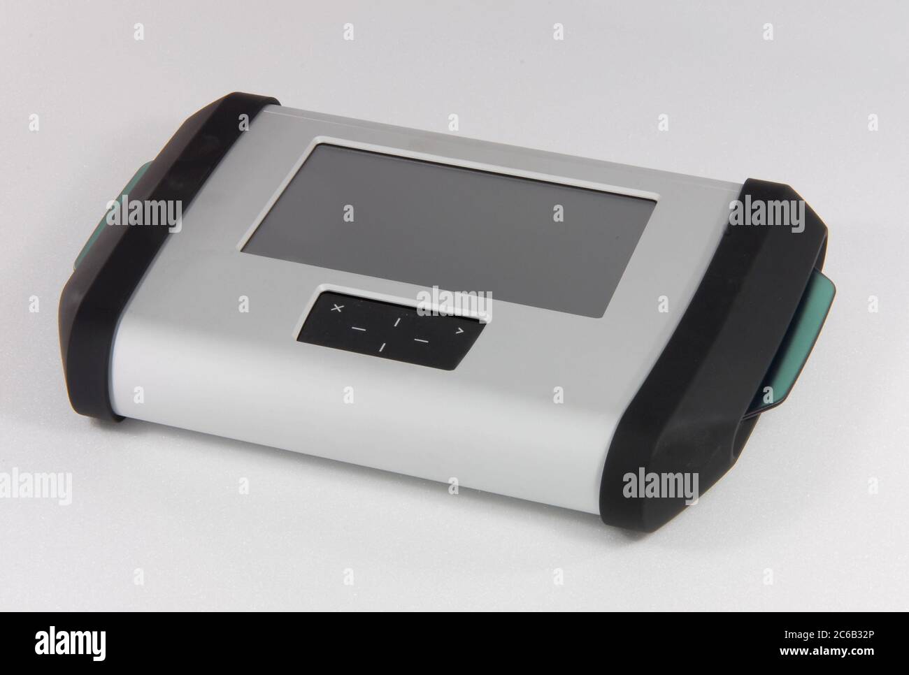 car diagnostic device on white background Stock Photo - Alamy