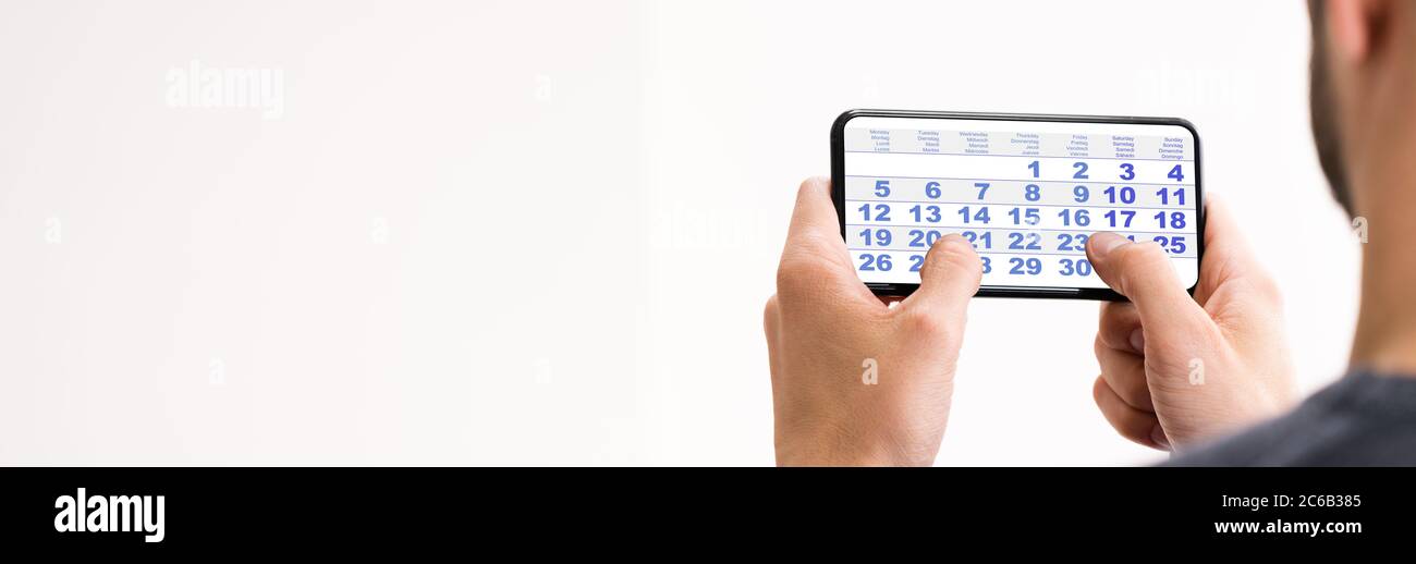 Panoramic calendar hi-res stock photography and images - Alamy