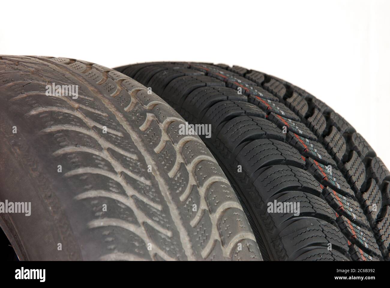 Old unused car tires hi-res stock photography and images - Alamy