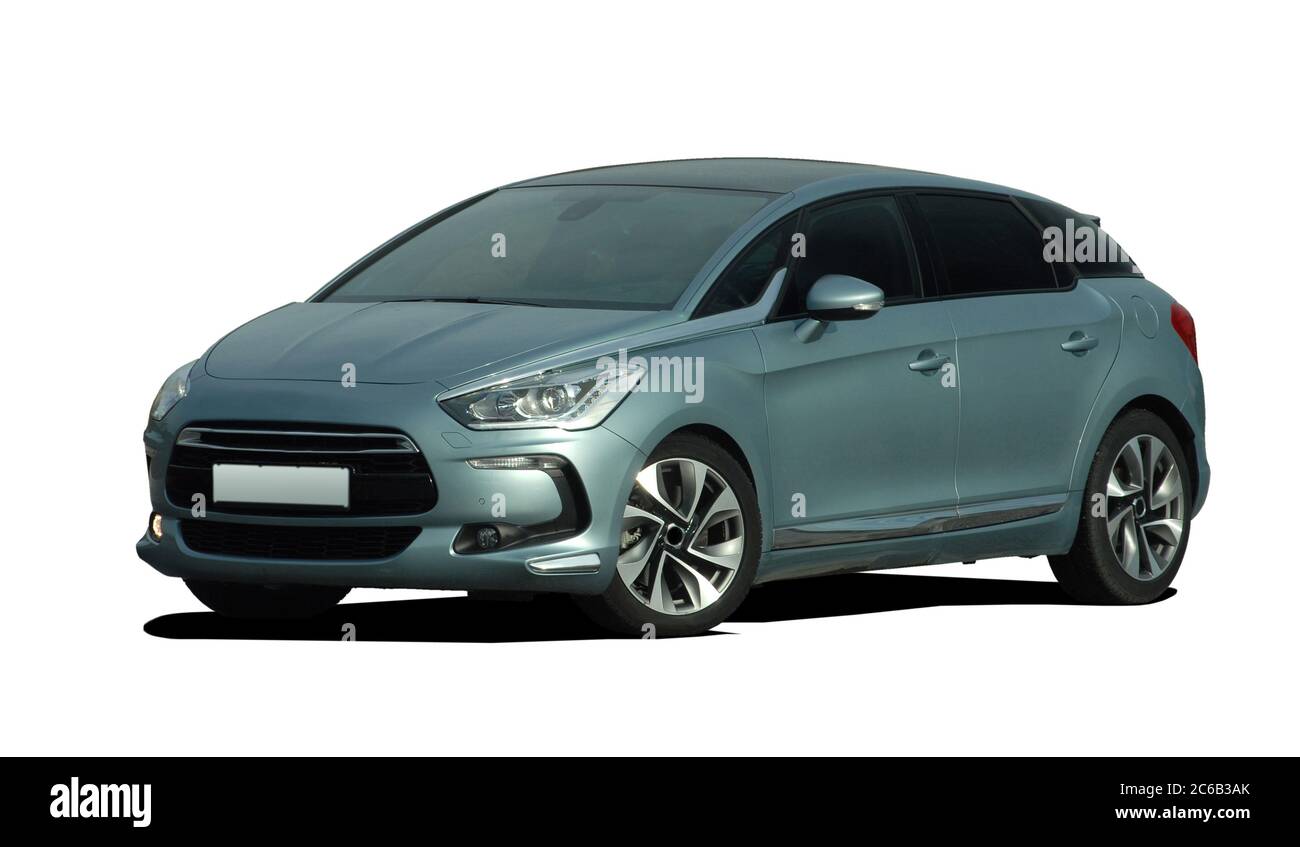 Car chrome modern front view Cut Out Stock Images & Pictures - Alamy