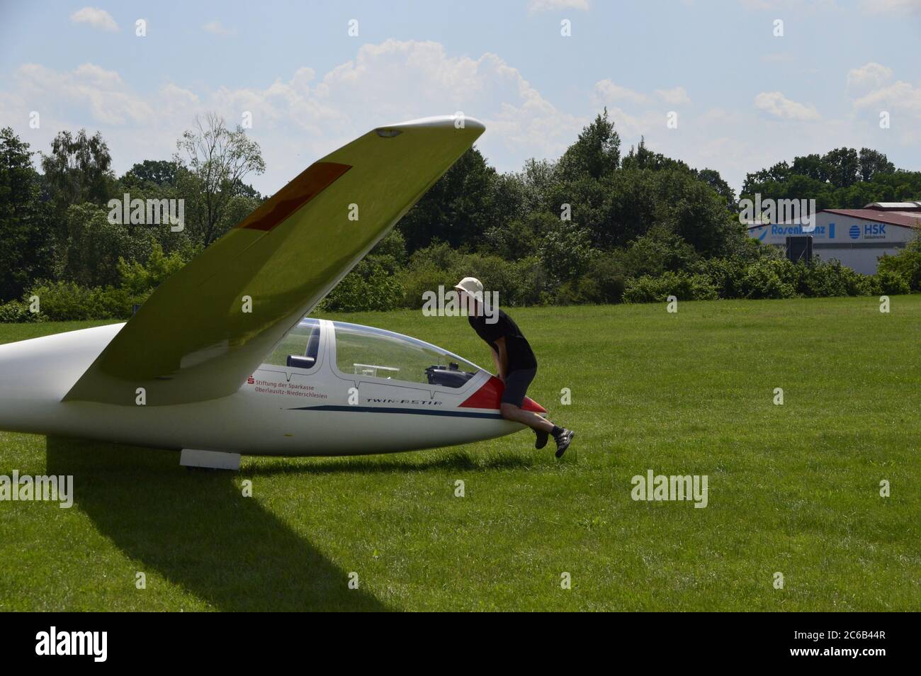 Segelflugzeug cockpit hi-res stock photography and images - Alamy
