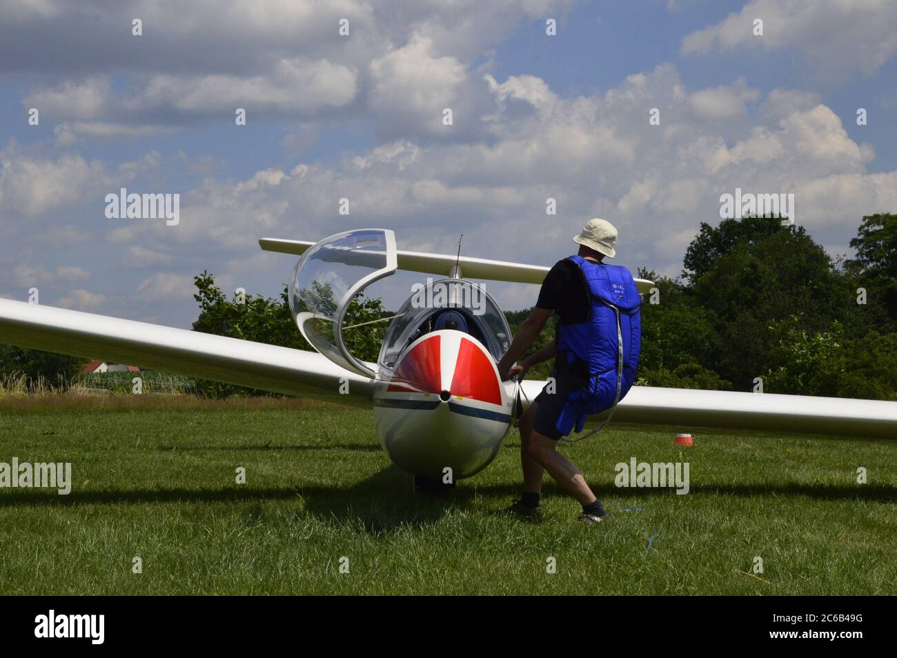 Segelflugzeug cockpit hi-res stock photography and images - Alamy