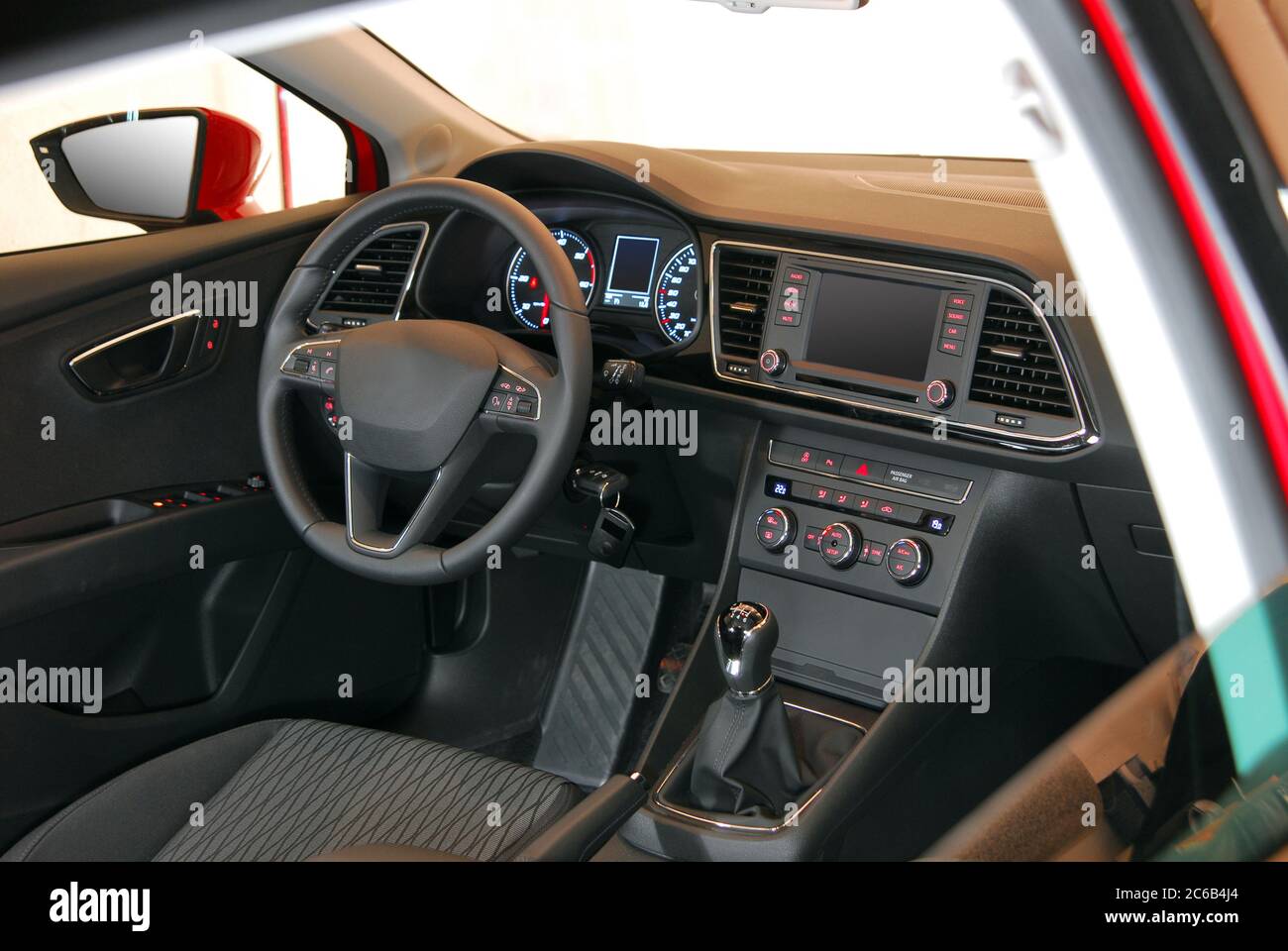 Interior of a modern car Stock Photo - Alamy