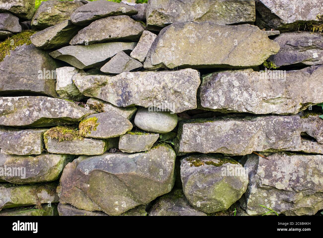 Dry Stone Wall in Cumbria England Stock Photo - Alamy