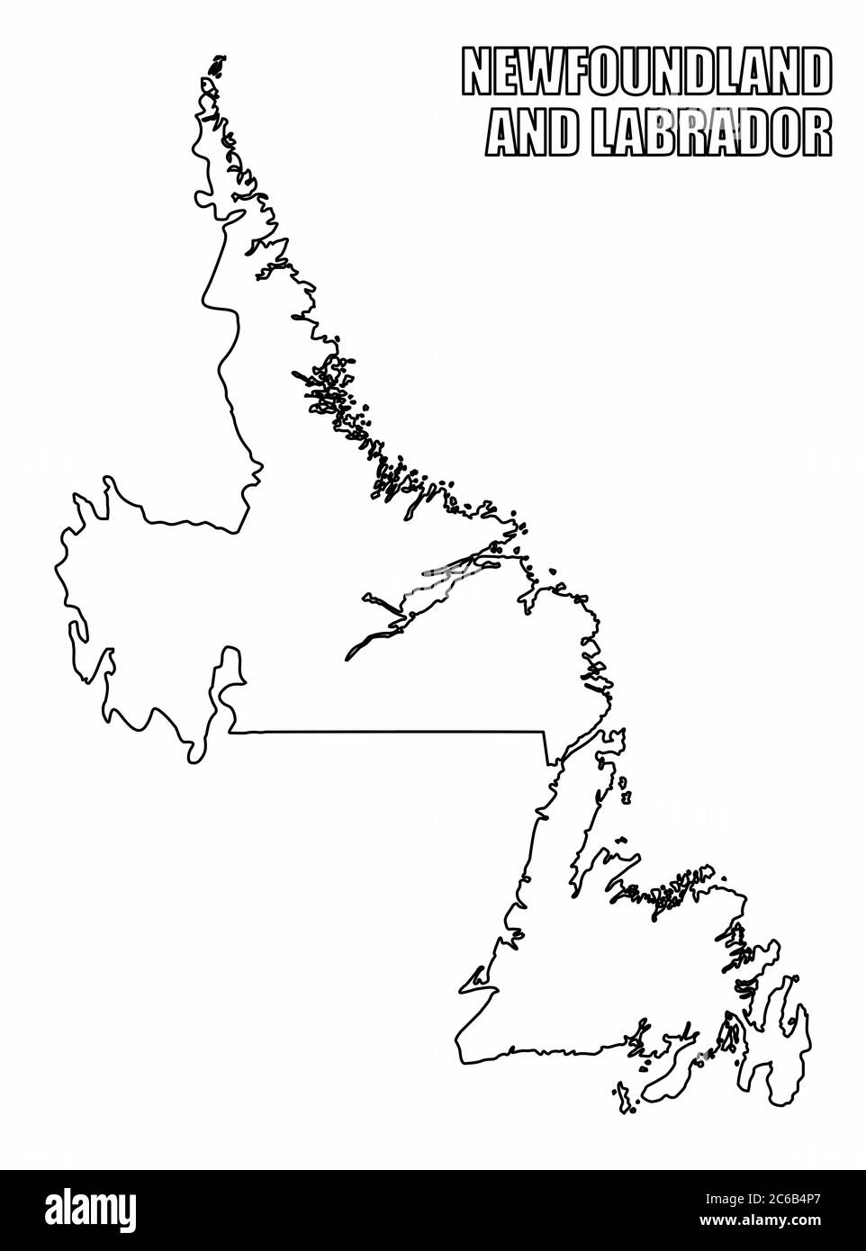 Province of newfoundland and labrador Cut Out Stock Images & Pictures ...