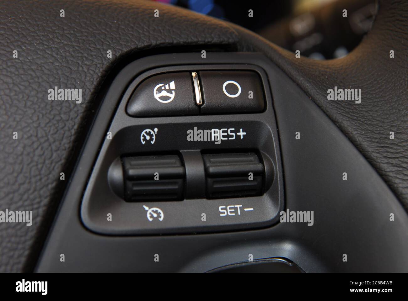 cruise control stick which is located on the wheel Stock Photo - Alamy