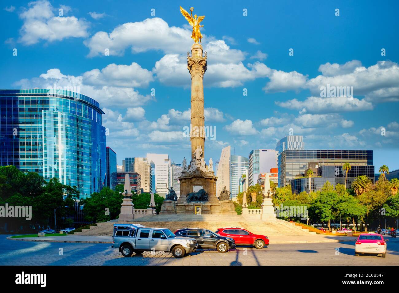 The Angel of Independence at Paseo de la Reforma , a symbol of Mexico ...