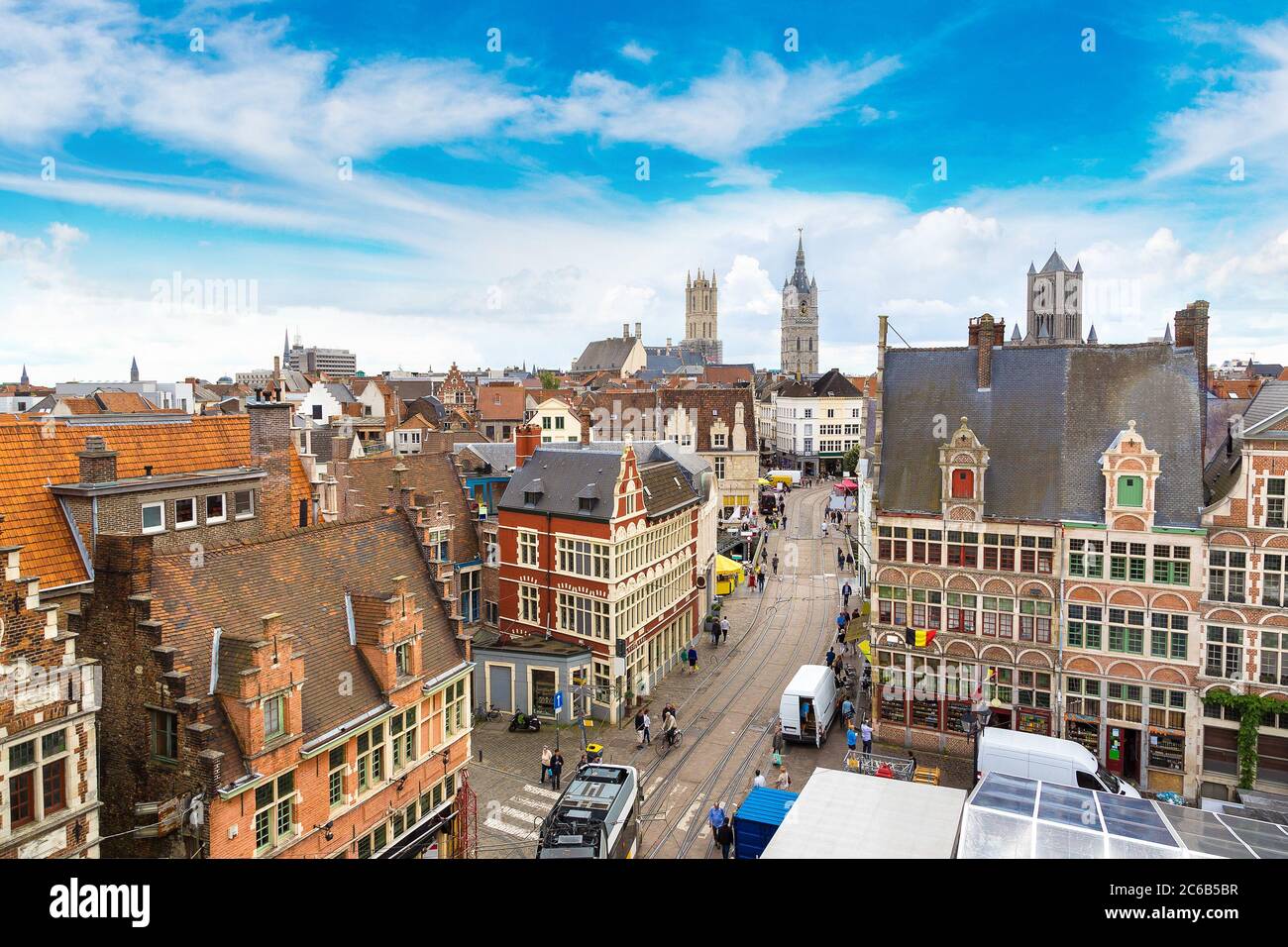Gent cityscape hi-res stock photography and images - Alamy