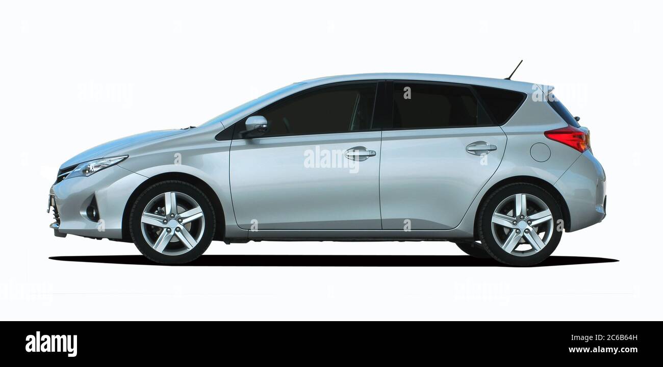 gray car side view Stock Photo - Alamy