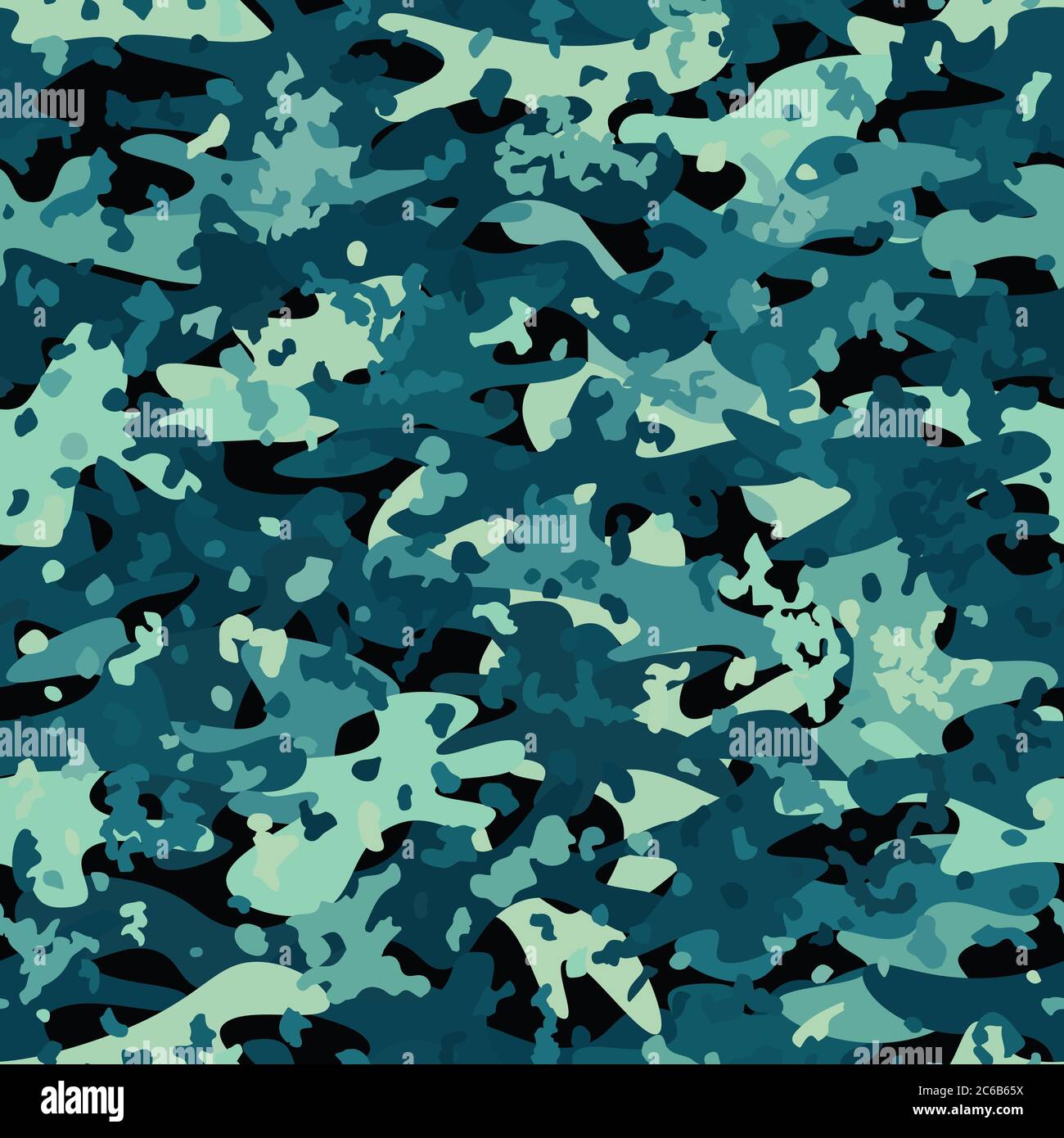 Marine Digital Camo Vector