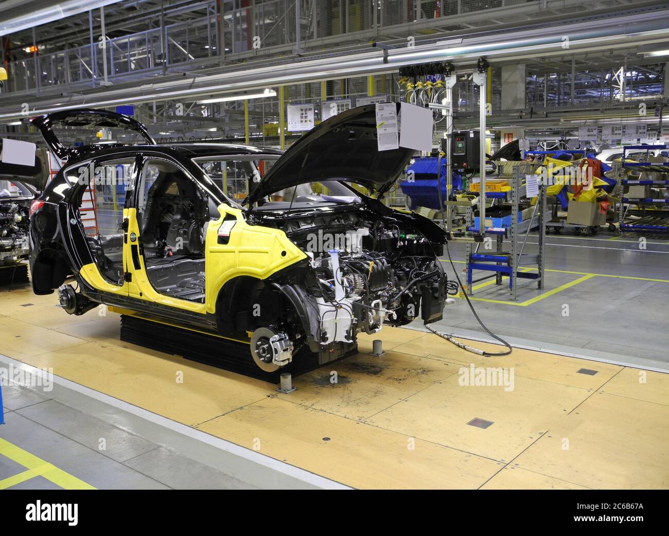 car on the production line Stock Photo - Alamy
