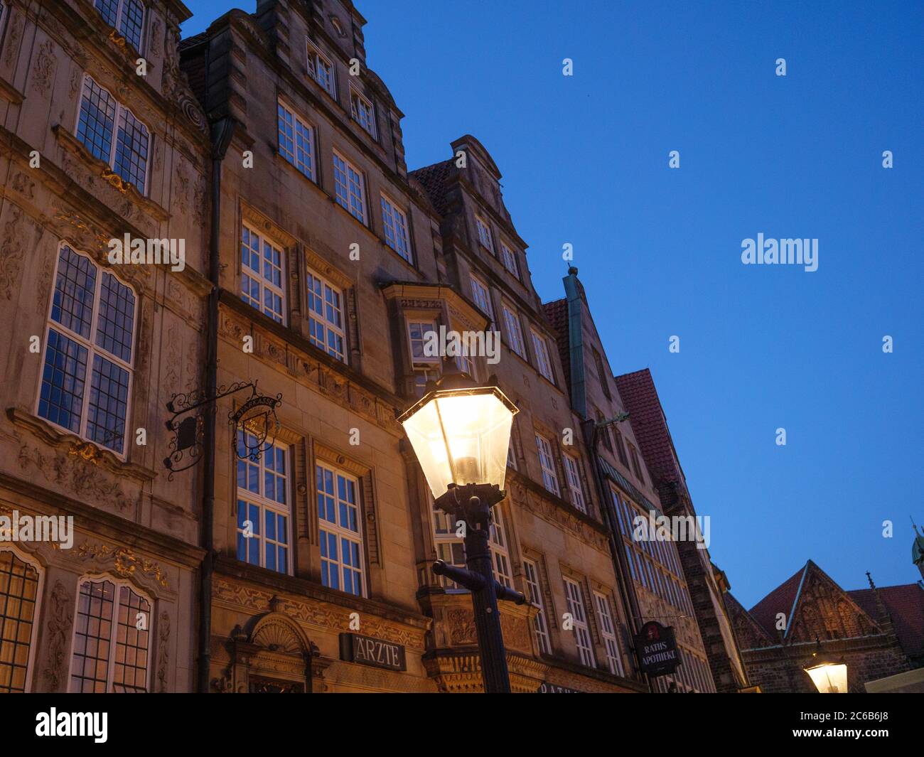 Bremen at night Stock Photo - Alamy