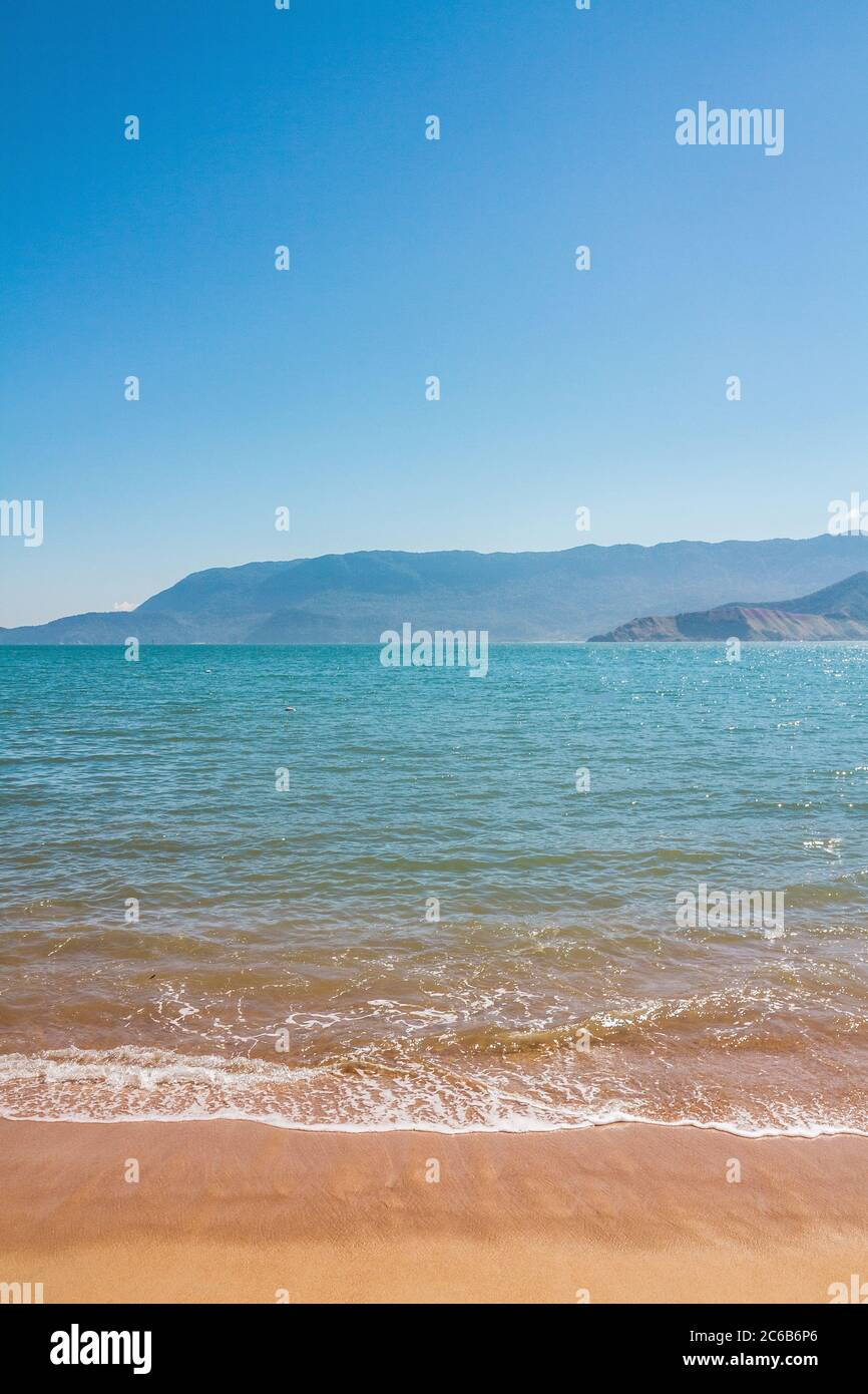 Brazilian tropical beach during summer Stock Photo - Alamy