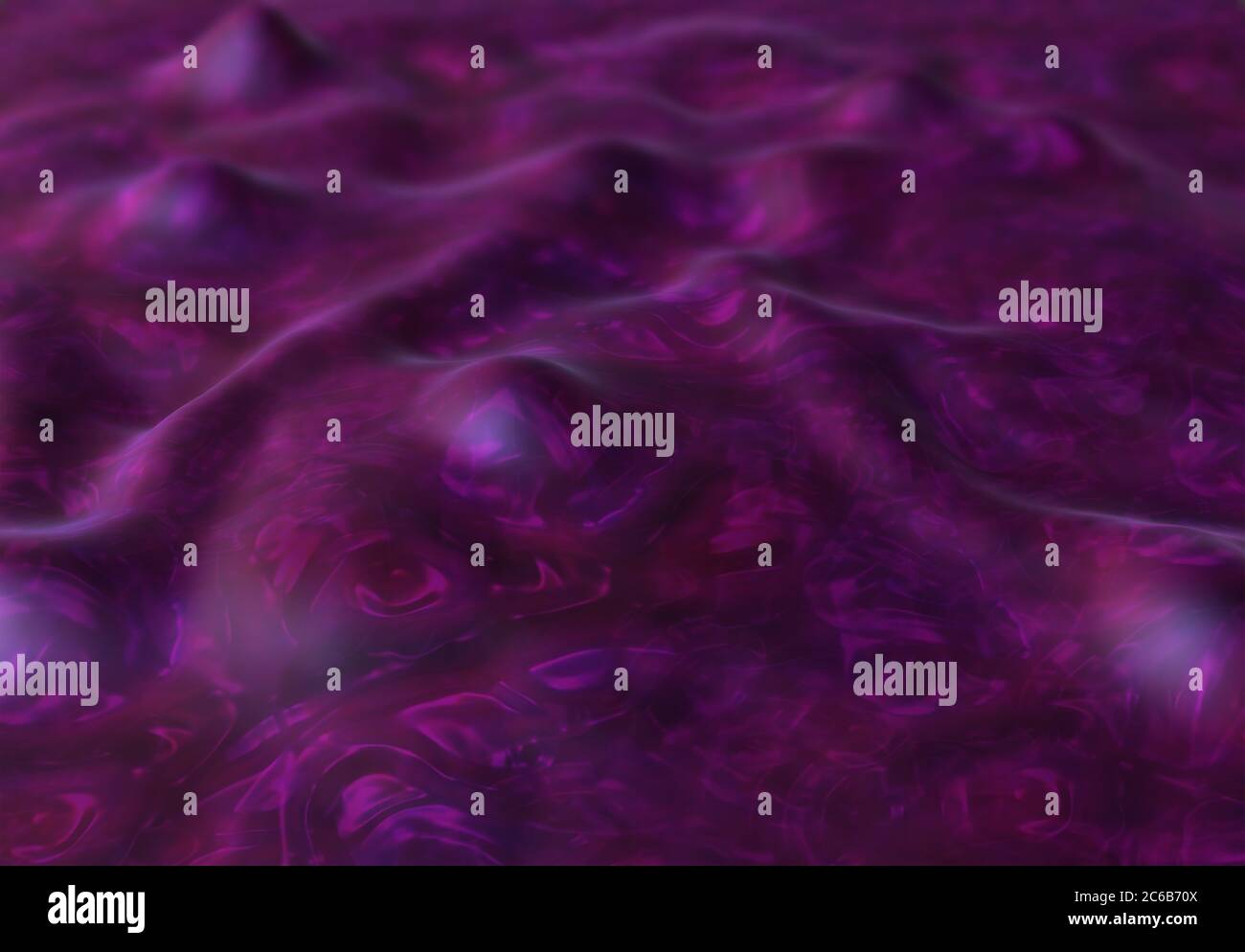 alien terrain with craters made in 3d software Stock Photo - Alamy