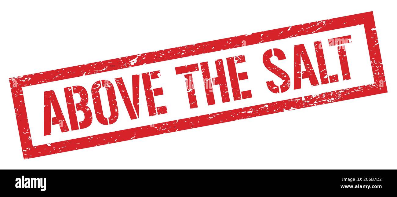 Above the salt stamp hi-res stock photography and images - Alamy